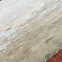 China Medium Pile Handmade Tufting White Color Carpet and Rug Custom Design for Modern Style for sale