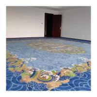 China Rectangle Axminster Hotel Carpeting in Luxury Golden Mordenas Style for Receptions for sale