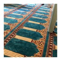 China 8mm Pile Height Non-Slip Mosque Carpet Roll in Design for Pakistan Mosque for sale