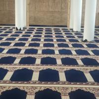 China 8mm Pile Height Non-Slip Mosque Carpet Roll in Design for Pakistan Mosque for sale