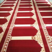 China 8mm Pile Height Non-Slip Mosque Carpet Roll in Design for Pakistan Mosque for sale