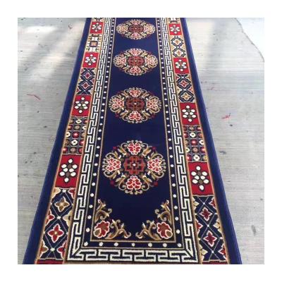 China Design Mosque Carpet Roll with 1200g/sqm Fleece Weight and 4m Width in Pakistan Mosque for sale