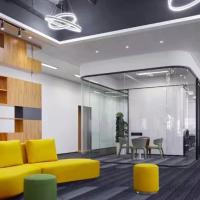China Commercial Room Luxury Removable Carpet Tiles 50x50 Puzzle Pattern Office Modular Carpet for sale
