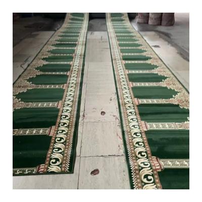 China Muslim Wall to Wall Prayer Carpet Roll in Prayer Mosque Style for Mosque for sale