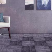 China Office Modular PP Carpet Luxury Removable Carpet Tiles 50x50 with Puzzle Pattern for sale