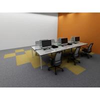 China Office Flooring Solution with Puzzle Pattern and Low Pile Height Nylon Carpet Tiles for sale