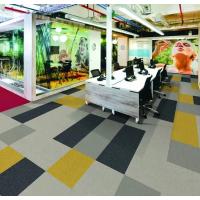 China Office Flooring Solution with Puzzle Pattern and Low Pile Height Nylon Carpet Tiles for sale
