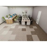 China Office Flooring Solution with Puzzle Pattern and Low Pile Height Nylon Carpet Tiles for sale