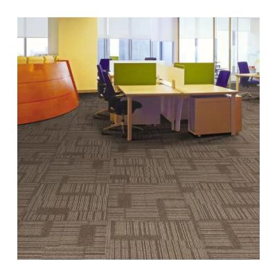 China Plain Style Puzzle Pattern Luxury Removable Carpet Tiles 50x50 for Office Modular for sale