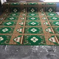 China Print Muslim Mosque Prayer Carpet 4*25 Roll Customized Patterns for Mosque Decoration for sale