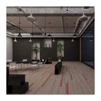 China Commercial Rectangle Office Modular Carpet Tiles 60.96*60.96 Luxury Removable Design for sale