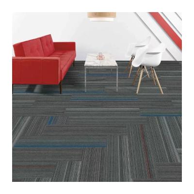 China Nylon Office Modular PP Tile Carpet for Luxury Removable Carpet Tiles for sale