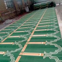 China Custom Carpets for Mosque Prayer Banquet Hall Axminster 4*25 Roll Machine Woven Carpet for sale