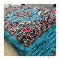 China Jute Backing Customized Patterns Mosque Prayer Carpet 4*25 Roll for Restaurant Decor for sale
