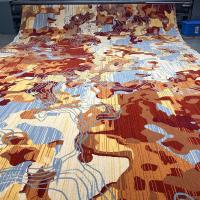 China Fire Resistance Axminster Floral Casino Carpet with 7per inch Pitch and Cut Pile for sale