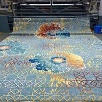 China Fire Resistance Axminster Floral Casino Carpet with 7per inch Pitch and Cut Pile for sale