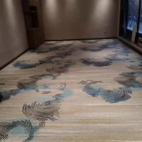 China Hotel Wall to Wall Commercial Flooring Machine Made Fire Proof Carpet for Decorative for sale