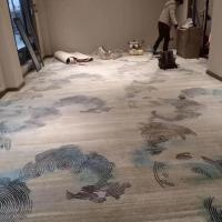China Hotel Wall to Wall Commercial Flooring Machine Made Fire Proof Carpet for Decorative for sale