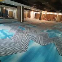 China Hotel Wall to Wall Commercial Flooring Machine Made Fire Proof Carpet for Decorative for sale