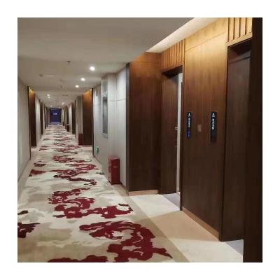 China Commercial Flooring Hotel Carpet WILTON Machine Made with 80%Wool 20%Nylon Fire Proof for sale