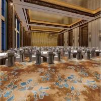 China 25*4M or Support Custom Sizes Nylon Hotel Floor Carpet Red Rectangle Modern Design for sale