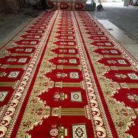 China 4*25 Roll Muslim Mosque Prayer Carpet Axminster for Restaurant Customized Patterns for sale
