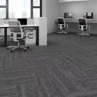 China 60x60 50x50 Luxury Removable Office Carpet Tiles in Plain and Jacquard Loop Pile Style for sale