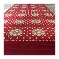 China Custom Carpets for Mosque Modern Cut Pile Customized Patterns Mosque Prayer Carpet for sale