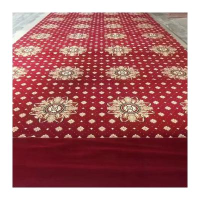 China Custom Carpets for Mosque Modern Cut Pile Customized Patterns Mosque Prayer Carpet for sale