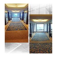 China Rectangle WILTON 4m Fire Proof Nylon Wall to Wall Carpet for Commercial Buildings for sale