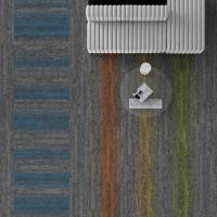 China Home Non-Slip Luxury Removable Carpet Tiles 50x50 Office Modular Carpet for sale