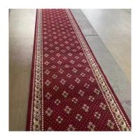 China Custom Carpets Axminster Cut Pile Mosque Prayer Carpet Rectangle 4*25 Roll for Mosque for sale
