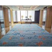 China Square Design Fireproof Wall to Wall Carpet 80% Wool 20% Nylon for Commercial Flooring for sale