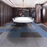 China Pile Weight 350-850g/sqm Handmade Commercial Tile Carpet For Office Carpet Tiles 50x50 for sale