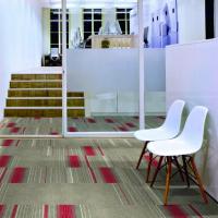 China Pile Weight 350-850g/sqm Handmade Commercial Tile Carpet For Office Carpet Tiles 50x50 for sale