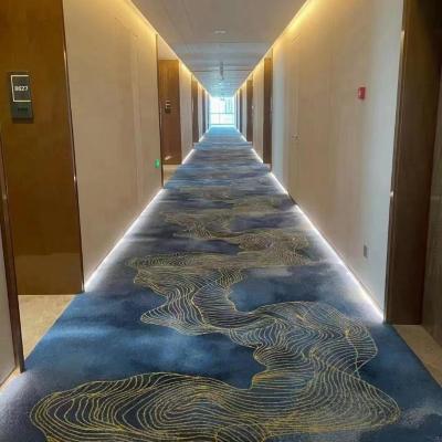 China Commercial Flooring Fire Proof Carpet Rectangle Shape and Nylon Wall to Wall Carpet for sale