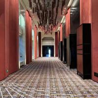 China Commercial Flooring 4m*25m Fireproof Action Backing Wilton Nylon Wall to Wall Carpet for sale
