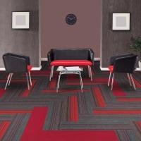 China OEM Washable PVC Fiber Glass Backing Carpet Tiles for Commercial Office Modular 50x50 for sale