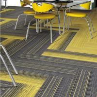 China OEM Washable PVC Fiber Glass Backing Carpet Tiles for Commercial Office Modular 50x50 for sale