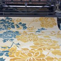 China Reversible Geometric Pattern 80%Wool 20%Nylon Broadloom Machine Made Axminster Carpet for sale
