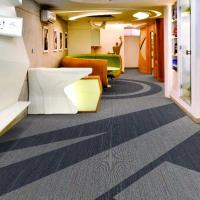 China Square PE Backing Nylon Carpet Tiles 50x50 for Commercial Office in Modular Design for sale