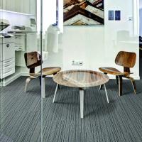 China Loop Pile 50x50 Basis Style Commercial Office Carpet Tile with Modular PVC Backing for sale