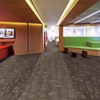 China Office Carpet Tiles 50x50 Rectangle Shape Medium Pile Commercial Tile Carpet for sale
