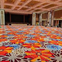 China Rectangle Axminster 5 Star Luxury Hotel Nylon Printed Lobby Corridor Carpets Floor Roll for sale