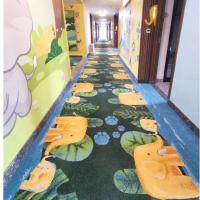China Modern Design Luxury Five-Star Hotel Lobby Axminster Carpet Wall To Wall Printed Carpet for sale