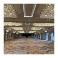 China Pile Height 7-10 ±0.5 mm Custom Nylon Printed Axminster Hotel Casino Fire Resistant Carpet For Event Venue for sale