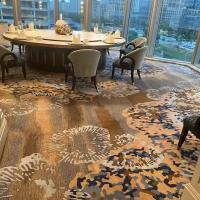 China Pile Height 7-10 ±0.5 mm Custom Nylon Printed Axminster Hotel Casino Fire Resistant Carpet For Event Venue for sale