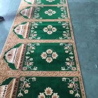 China Soft Mosque Wall to Wall Carpet with Medium Pile Height and Extensive Color Selection for sale