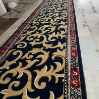 China Soft Yarn Mosque Carpet Roll for Wall to Wall Prayer Carpet in Customized Color for sale