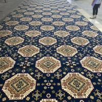 China Soft Yarn Mosque Carpet Roll for Wall to Wall Prayer Carpet in Customized Color for sale